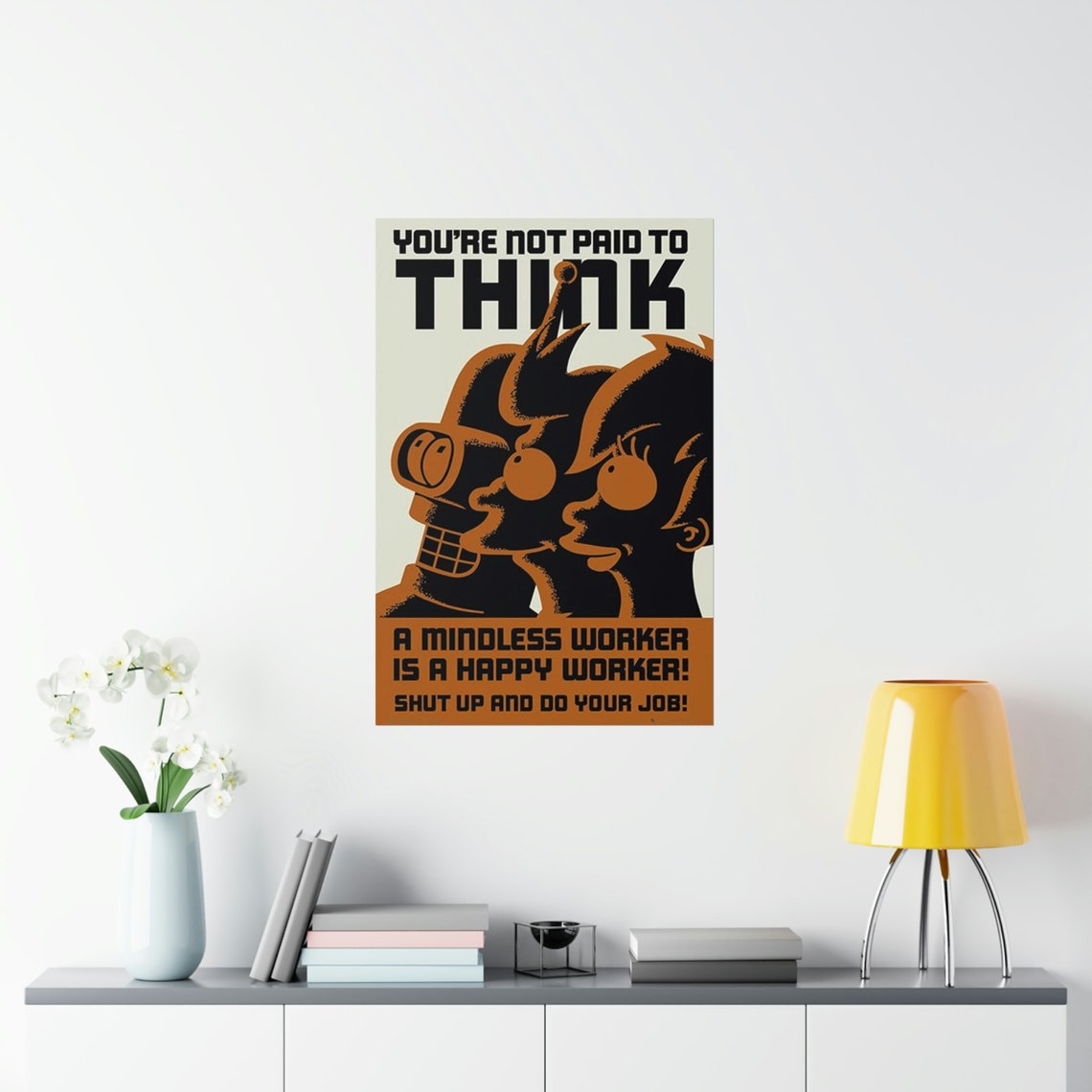 Futurama Poster Bender Poster Geek Poster Wall Decoration - Etsy