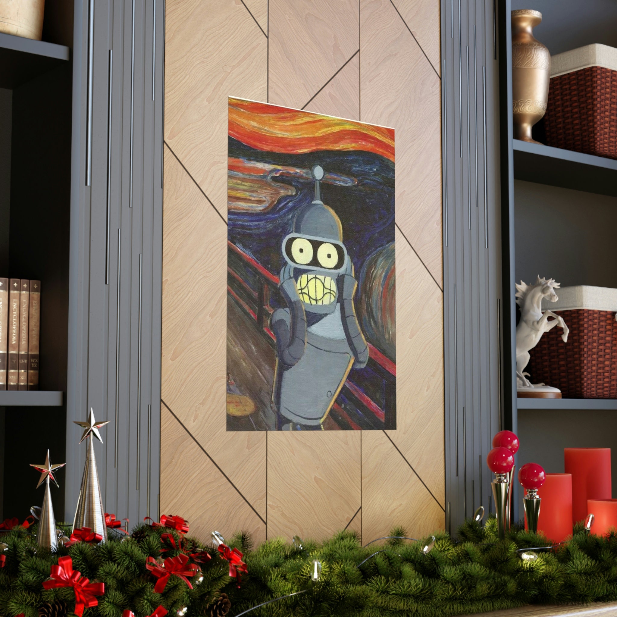 Futurama Poster, Bender Poster, Geek Poster, Wall Decoration, Premium ...