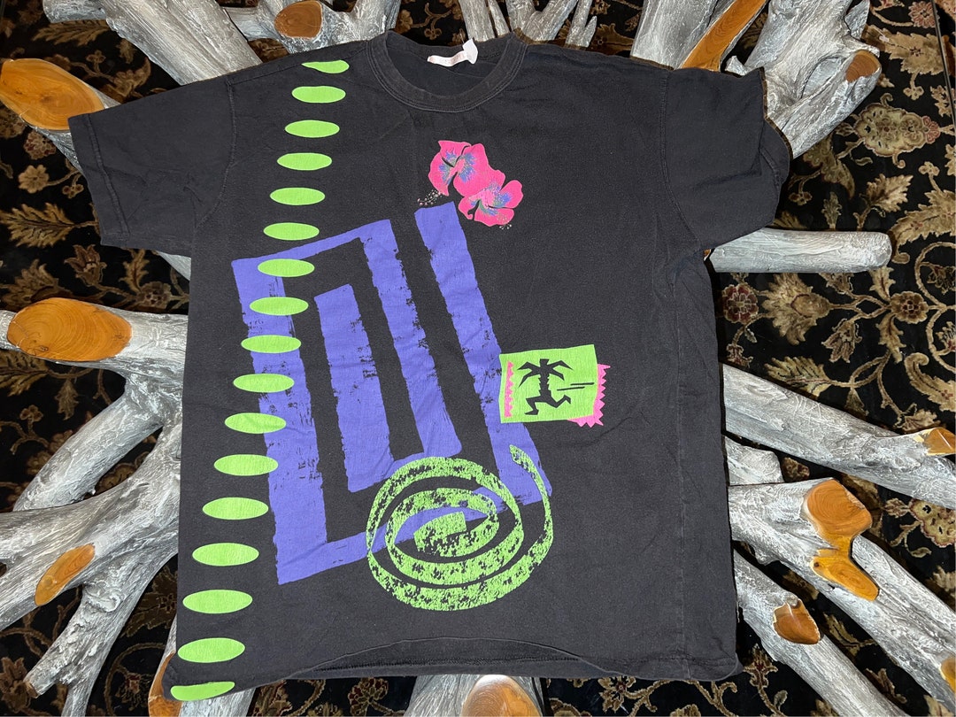 Vintage Style Shirt, 90’s Style Graphics - Etsy