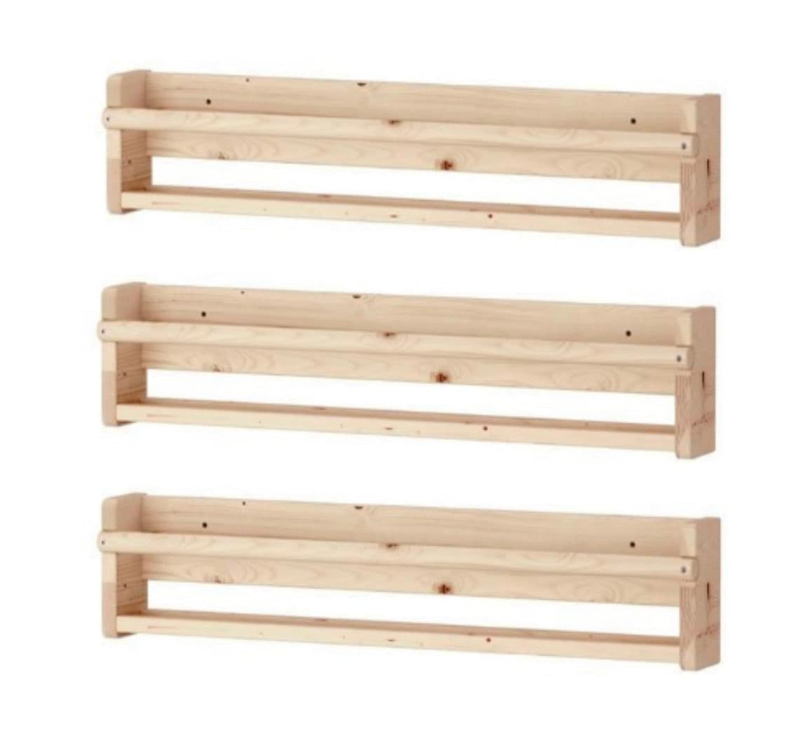 Handmade Nursery Shelf | Same Dimensions as IKEA FLISAT | Solid Pine ...