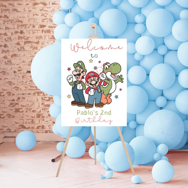 Mario Kart Banner - Etsy