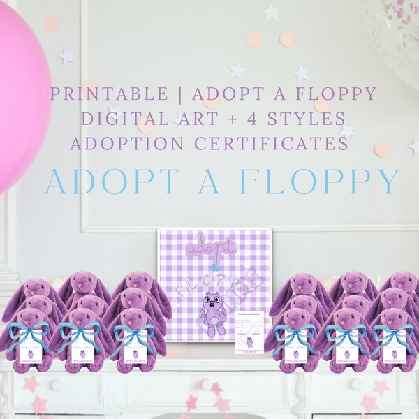 Adopt a Floppy Certificate - Etsy