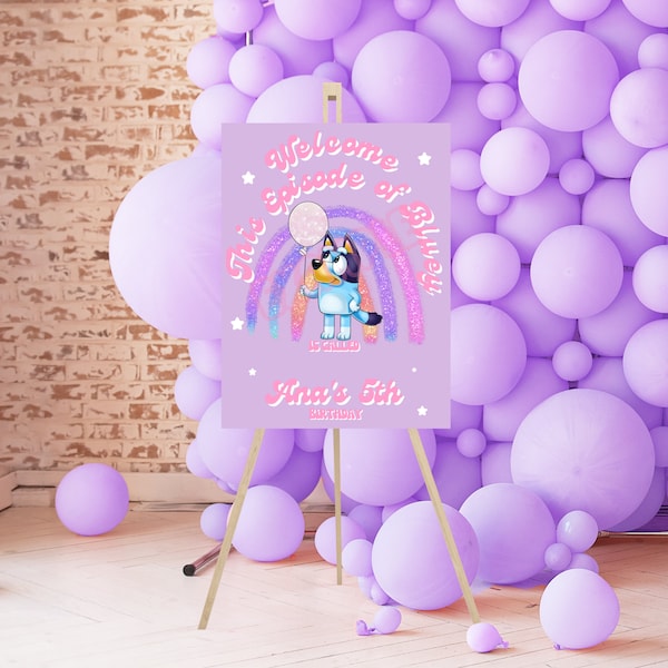 Bluey Printable Backdrop Etsy