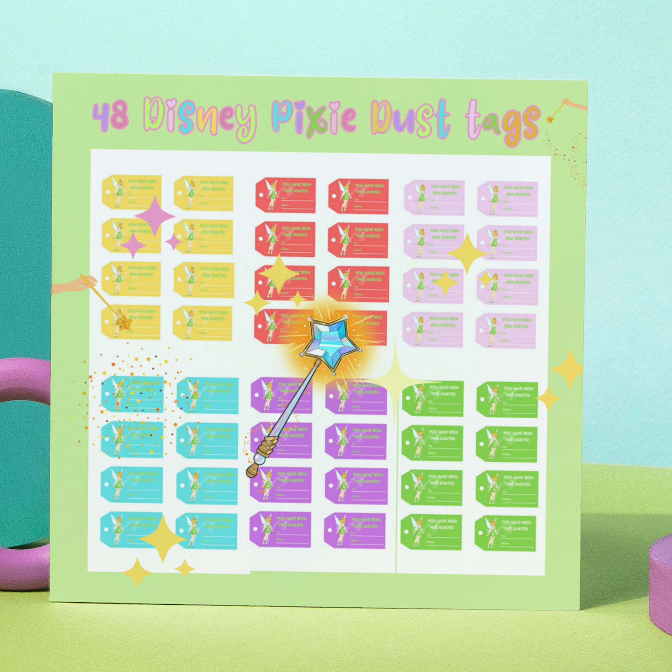 Disney Pixie Dust Background