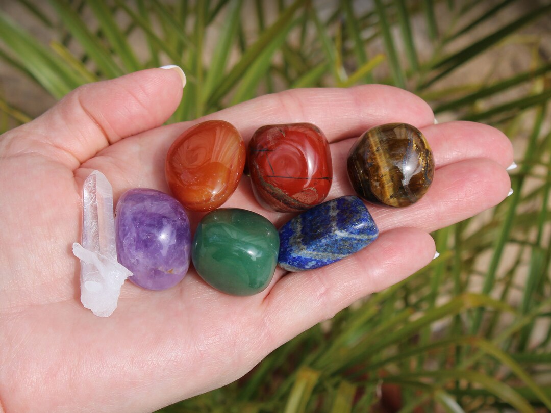 Chakra Crystal Set | 7 Chakra Crystal Kit | 7 Chakra Stone Set - Etsy