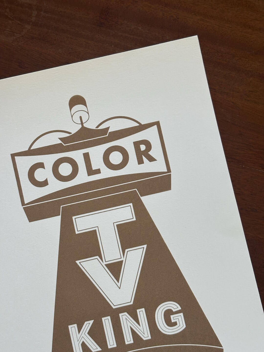 Color TV King. Limited Edition, Hand Printed, Silkscreen, Screen Print ...