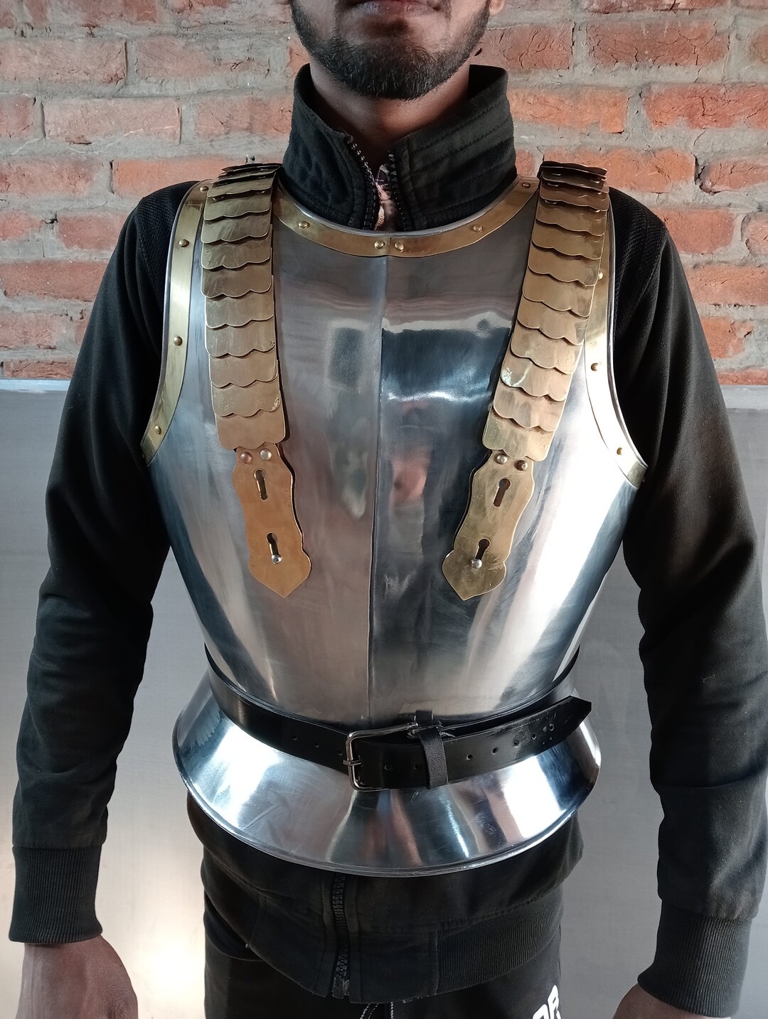 Medieval Costume Steel Templar Armour Jacket SCA Larp Jacket - Etsy
