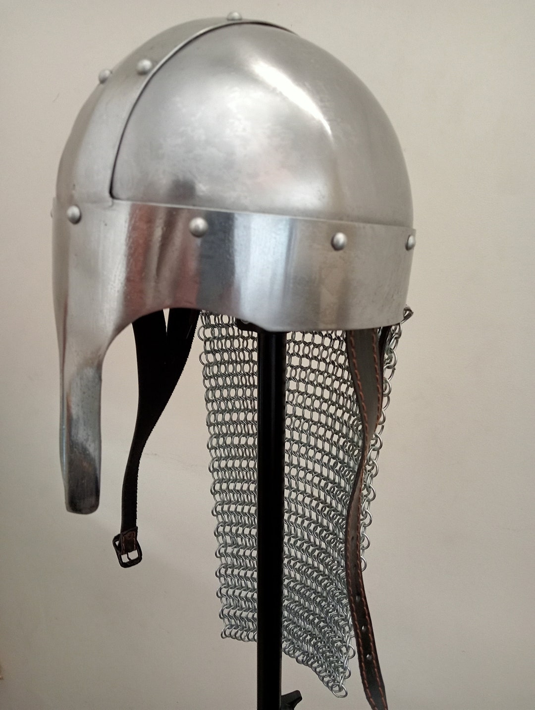 Medieval Helmet Chain Mail Knight Helmet Armour Helmet Battle - Etsy UK