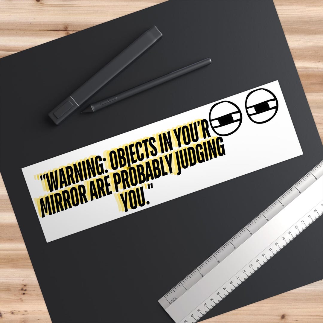 Humorous Bumper Stickers, Funny Car Accessories, Gift for Car Lovers ...