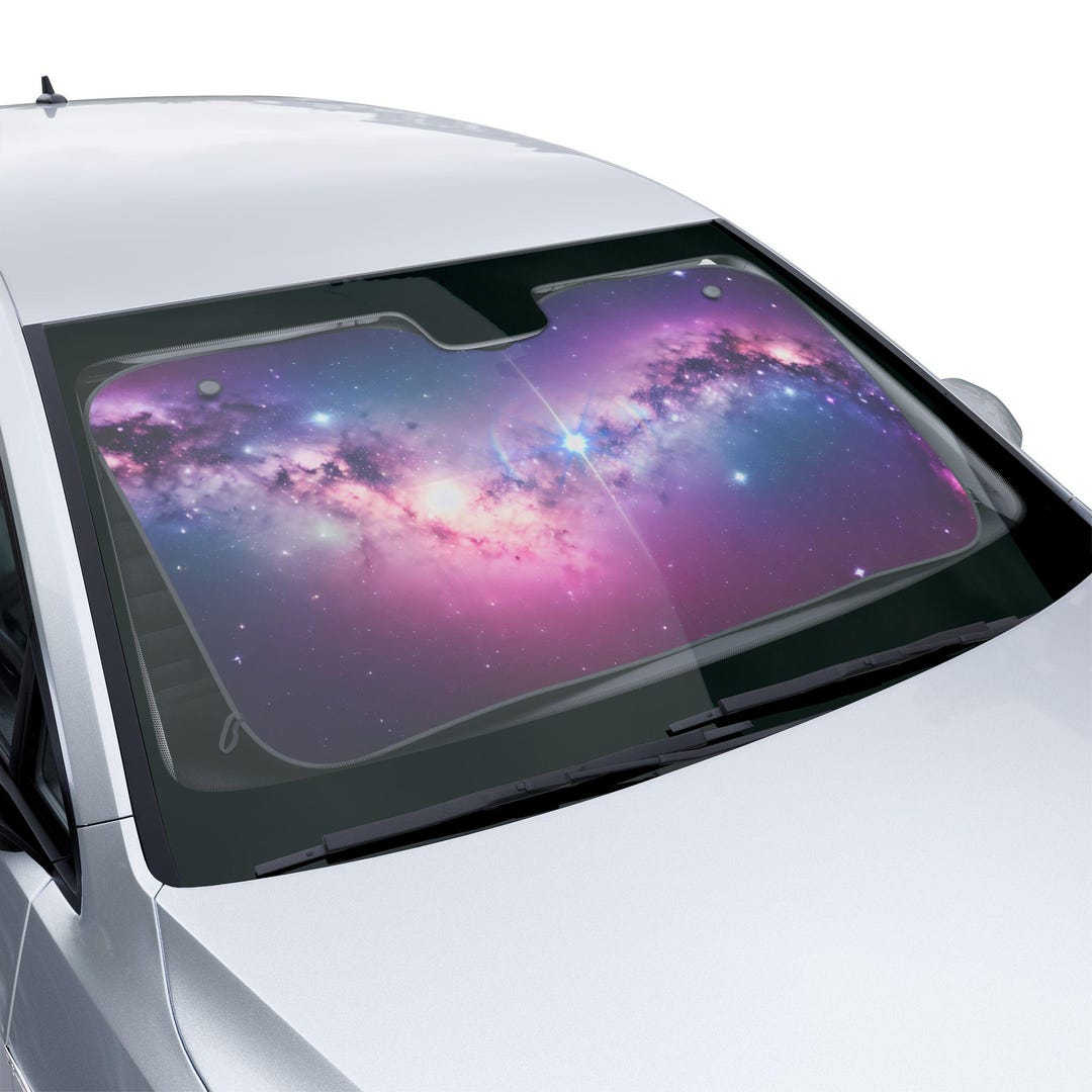 Celestial Car Sun Shades - Cosmic Galaxy Design for Stylish Protection ...