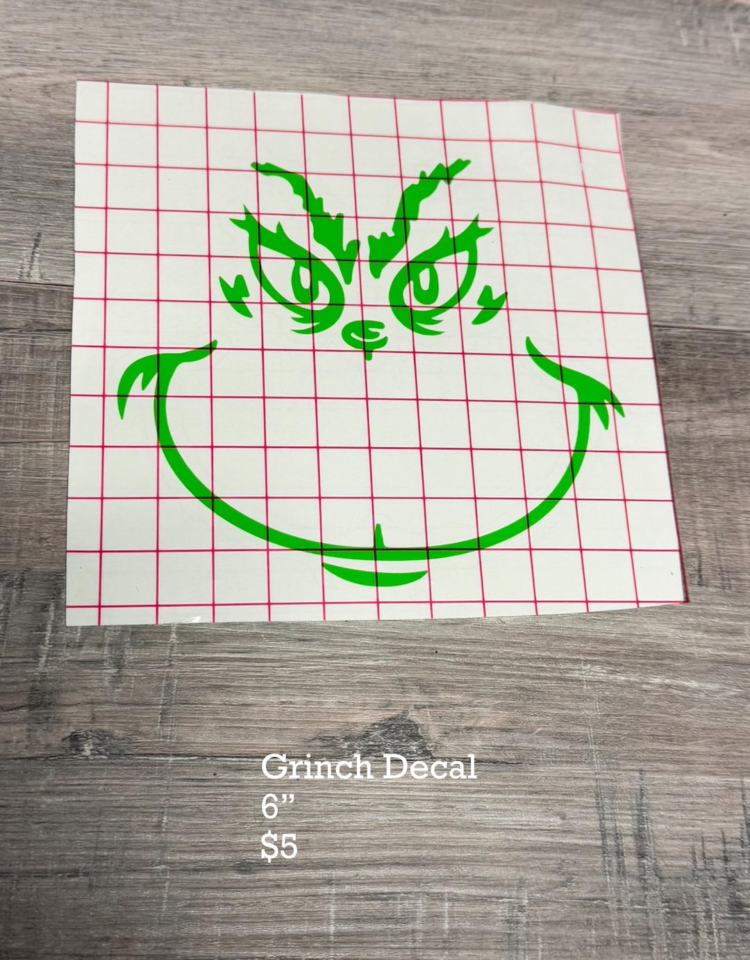 Grinch Decal - Etsy