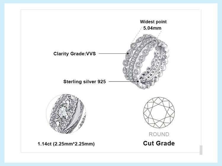 New Arrival Stackable Rings Wedding Set Wedding - Etsy