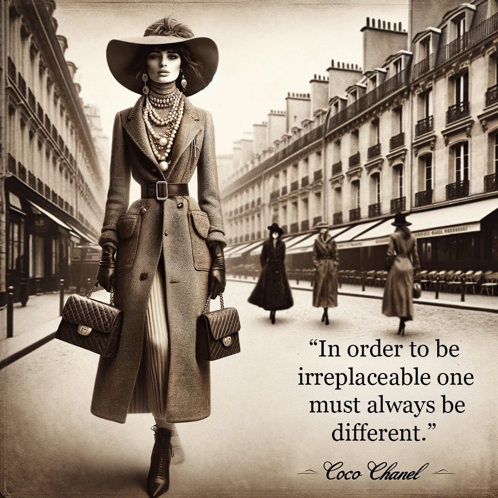 High Fashion, Coco Chanel Inspired, Graphic T-shirt in Order to Be ...