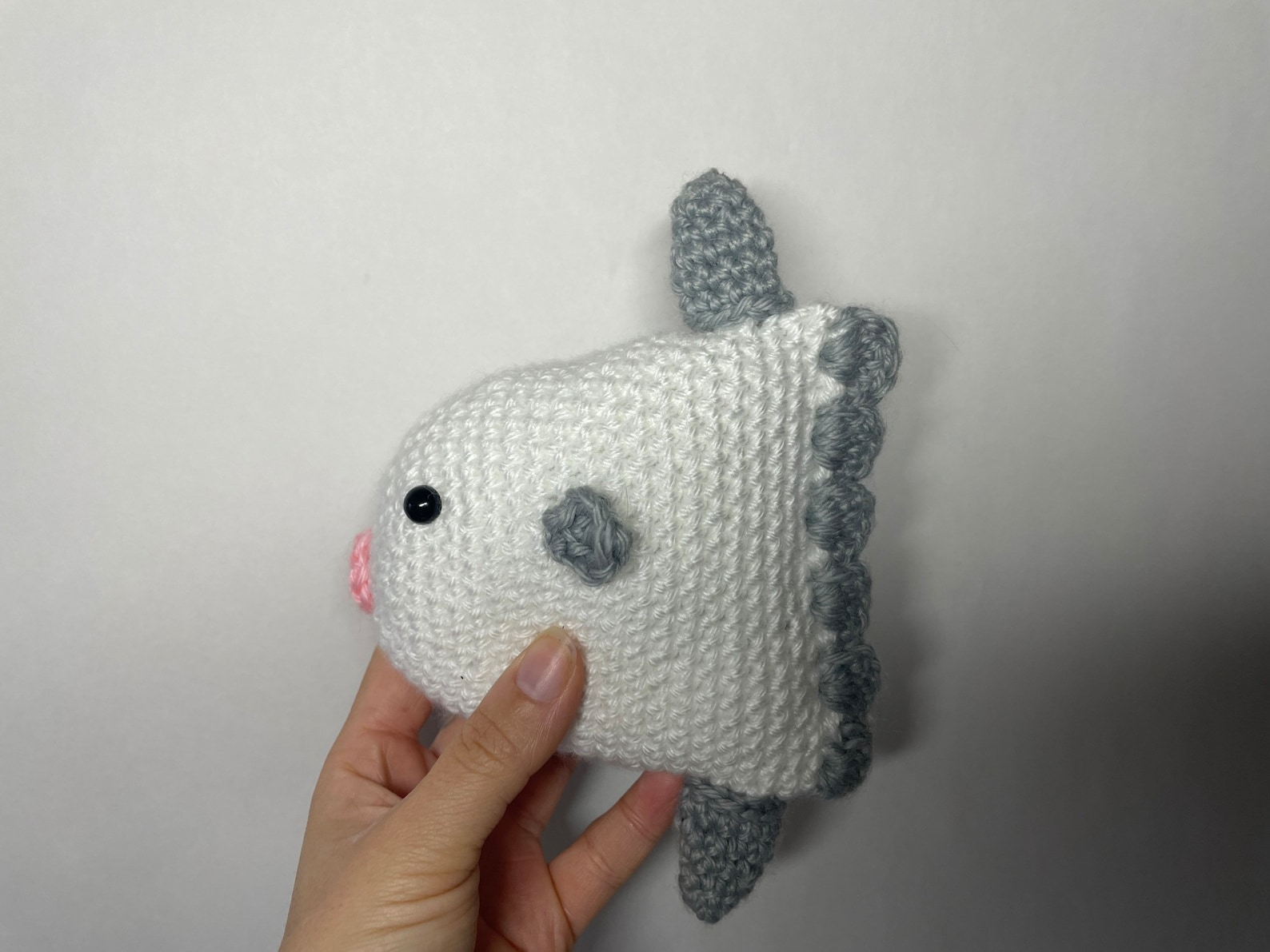 Mola Mola (ocean Sunfish) Crochet Plushie - Cute Mola Mola Amigurumi ...