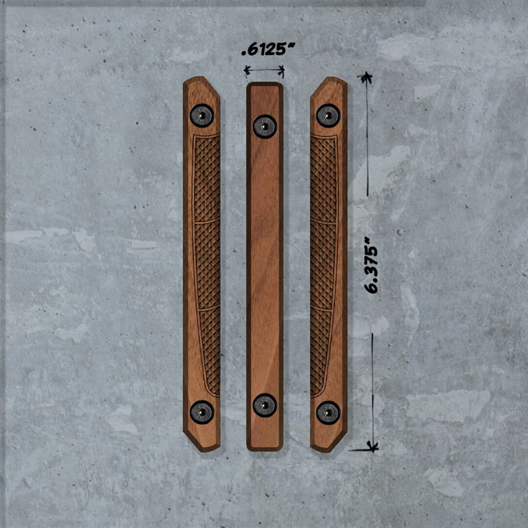 Walnut M-lok 4 Slot 3 Pack - Etsy