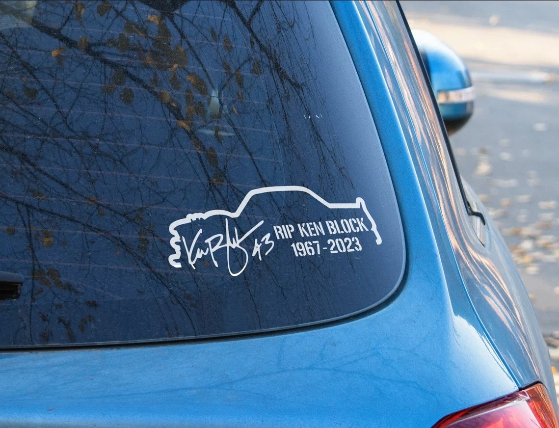 Ken Block Tribute - All Weather Vinyl Decal - Etsy