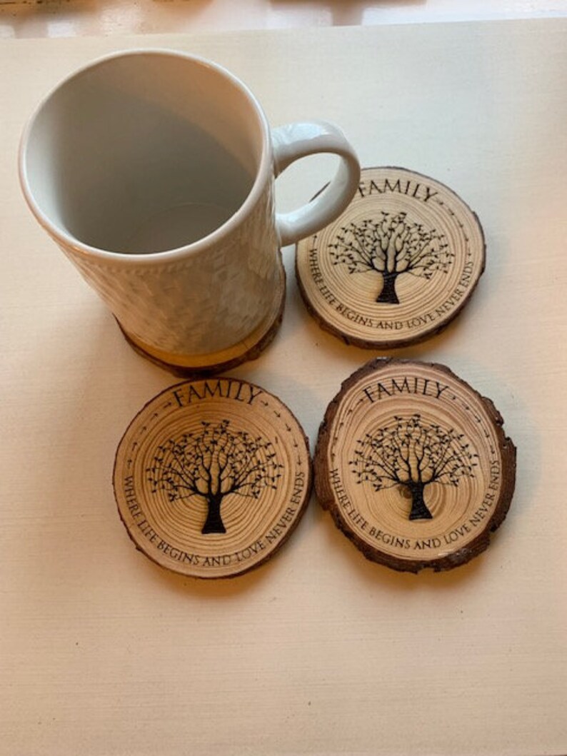 Family Tree of Life Coasters - Etsy