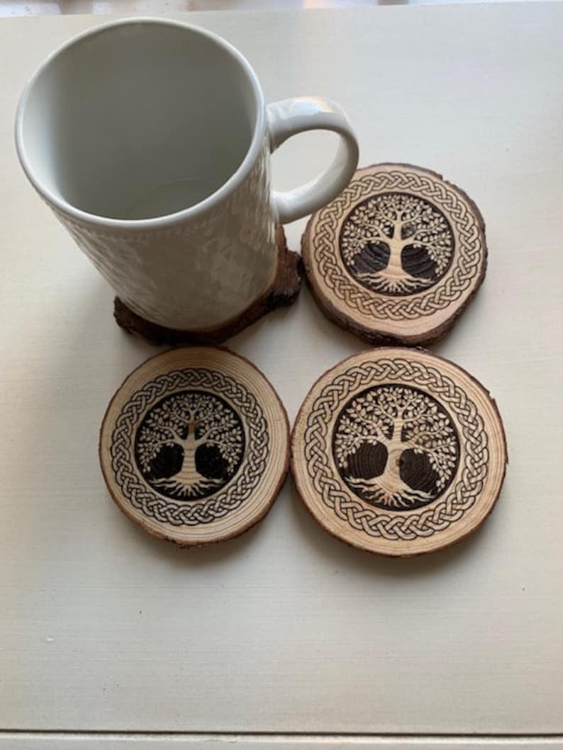 Celestial Tree of Life Coasters - Etsy