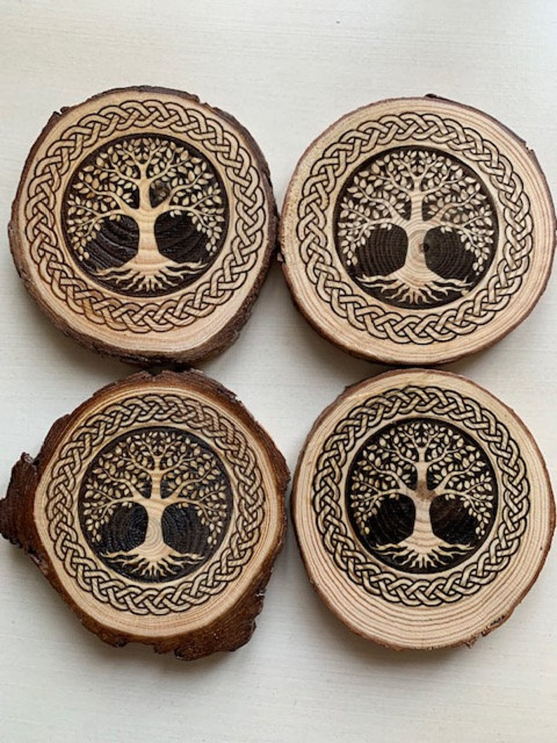 Celestial Tree of Life Coasters - Etsy