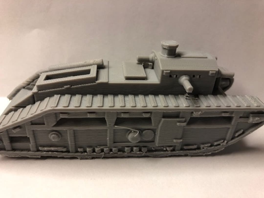 1/56 Scale British World War 1, C-1 Tank, PLA Printed, Assembled - Etsy