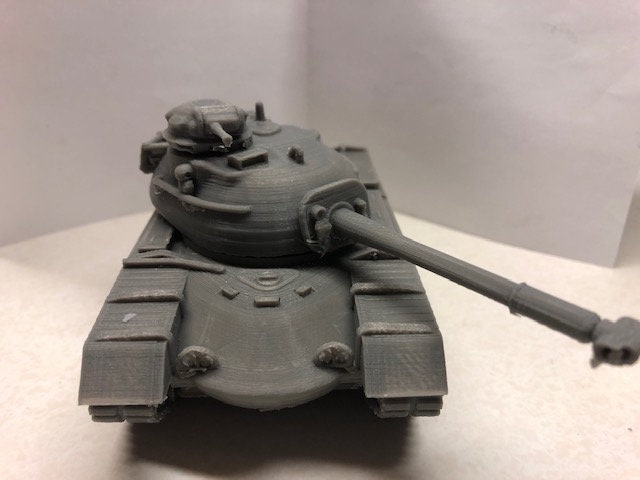 1:56 Scale, US M48a3 Patton Tank, Assembled, 3 D PLA Print. - Etsy
