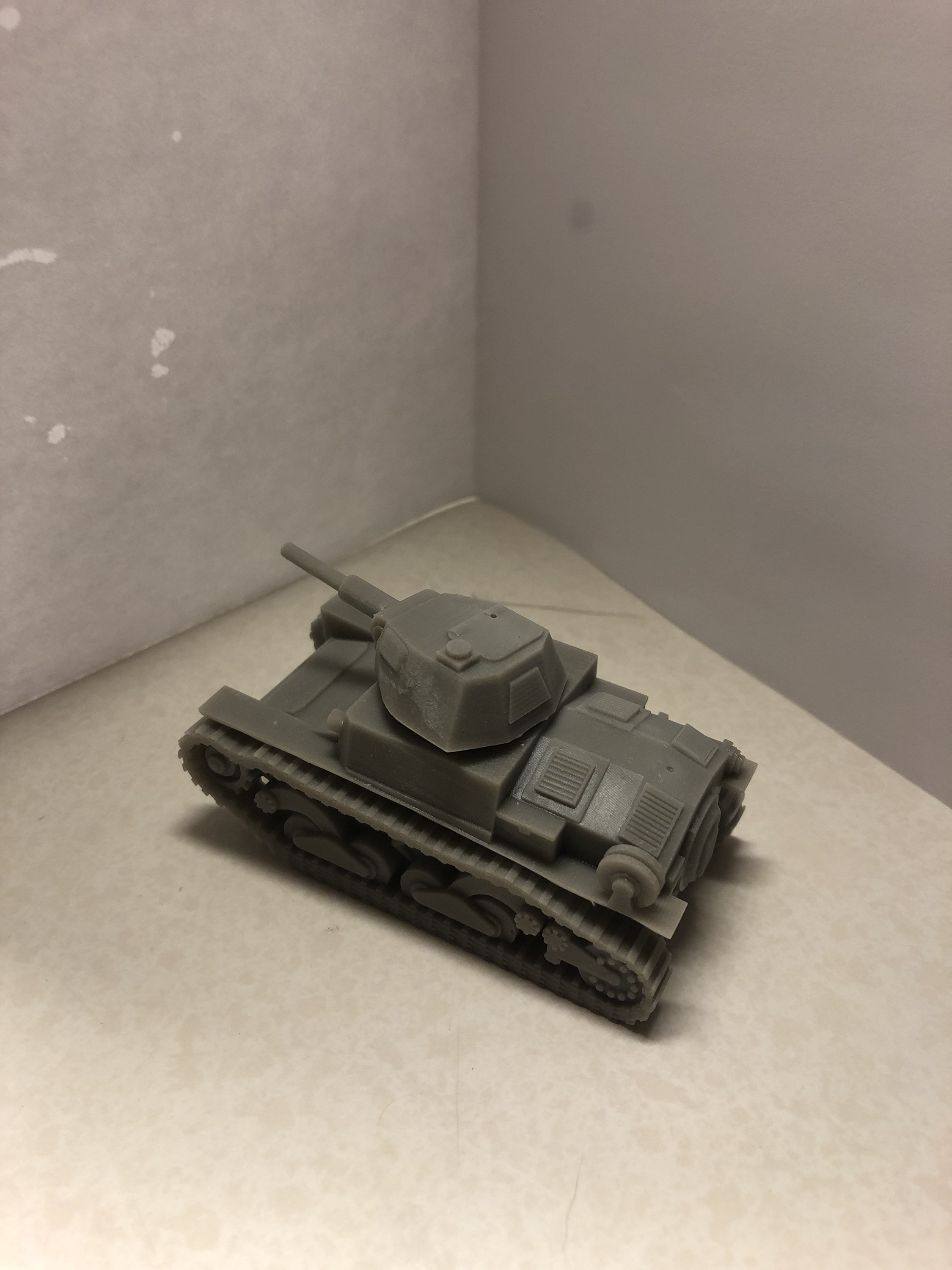 1:56 Scale, Italian L6/40 Light Tank Assembled, 3 D Resin Print. - Etsy