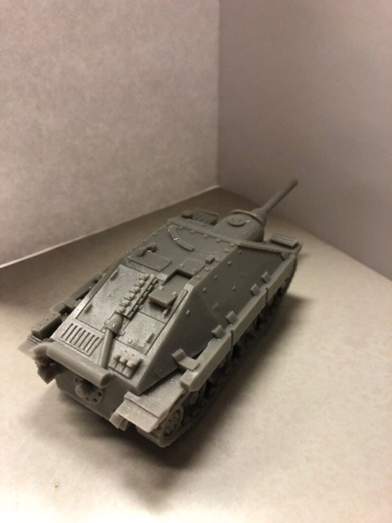 1:56 Scale, Assembled,german Hetzer, 3D Print in Resin - Etsy