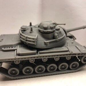 1:56 Scale, US M48a3 Patton Tank, Assembled, 3 D PLA Print. - Etsy