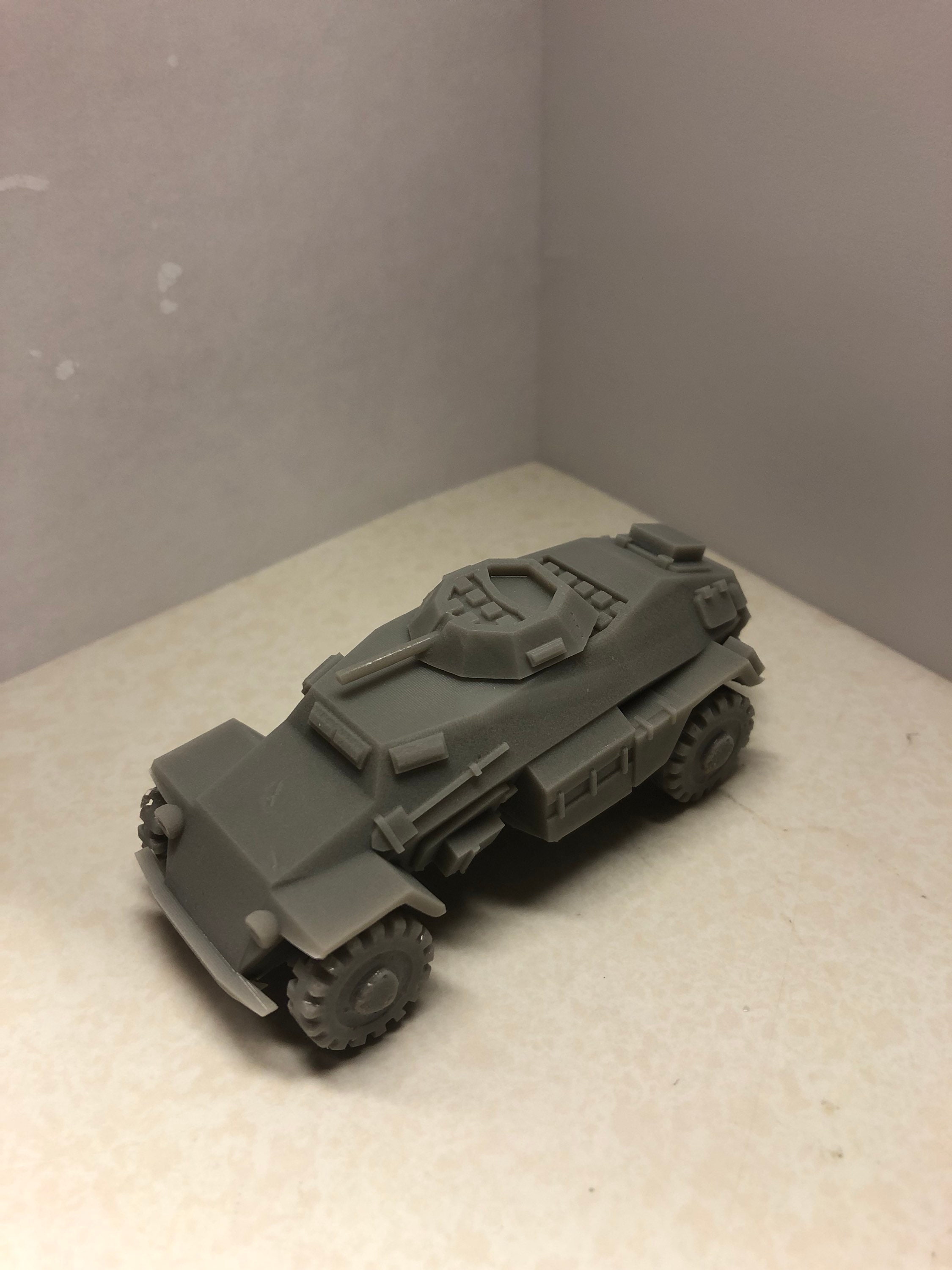 1:56 Scale, German Sdkfz 221 Command Armored Car L, Resin, Assembled - Etsy