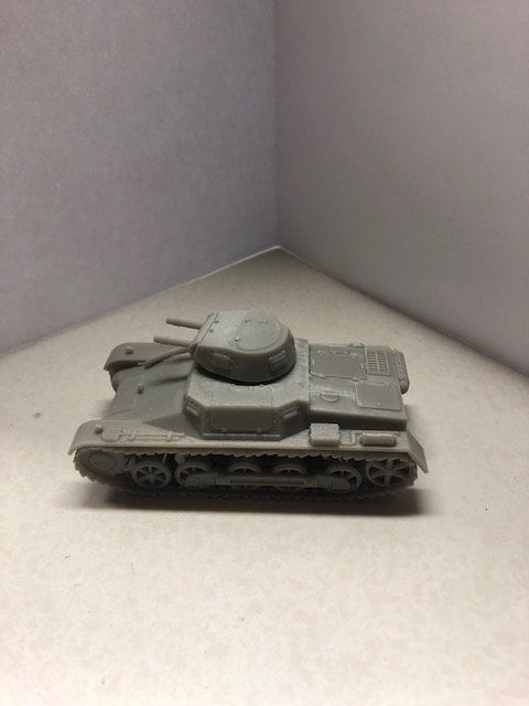 1/56 Scale, German Mk 1 Light Tank, Assembled, Wargaming, 3D Resin ...