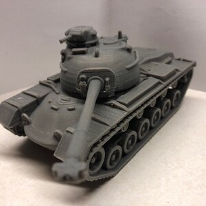 1:56 Scale, US M48a3 Patton Tank, Assembled, 3 D PLA Print. - Etsy