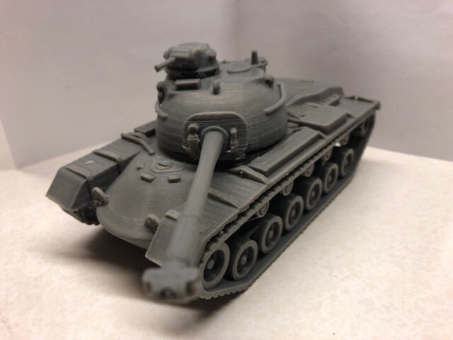1:56 Scale, US M48a3 Patton Tank, Assembled, 3 D PLA Print. - Etsy