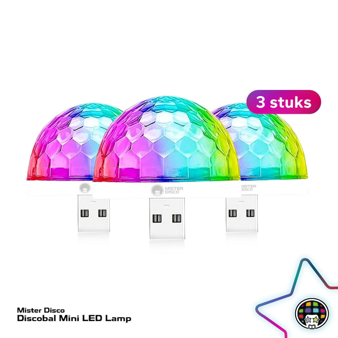 Disco Ball Mini LED Lamp Party Lighting Music Controlled USB - Etsy
