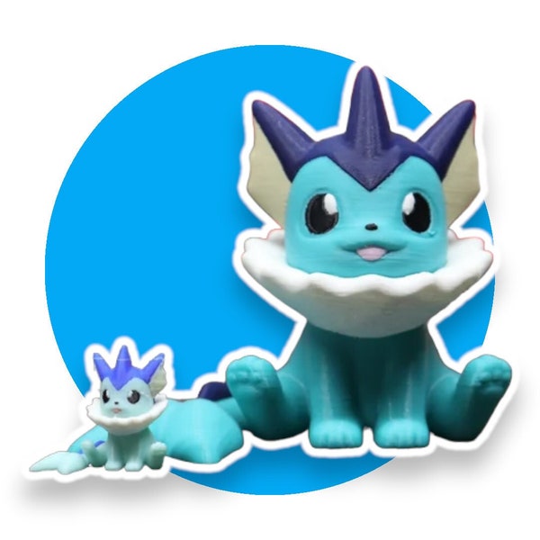 Vaporeon Figure - Etsy