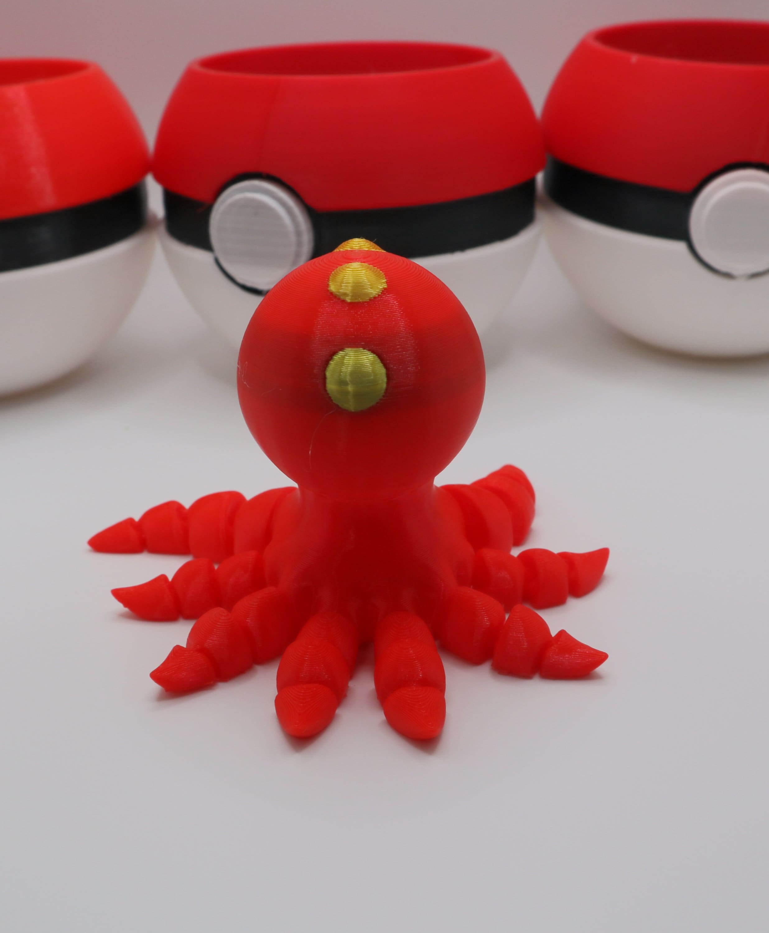 Articulated Octillery 2.5 Tall 3d Printed in Full Color - Etsy