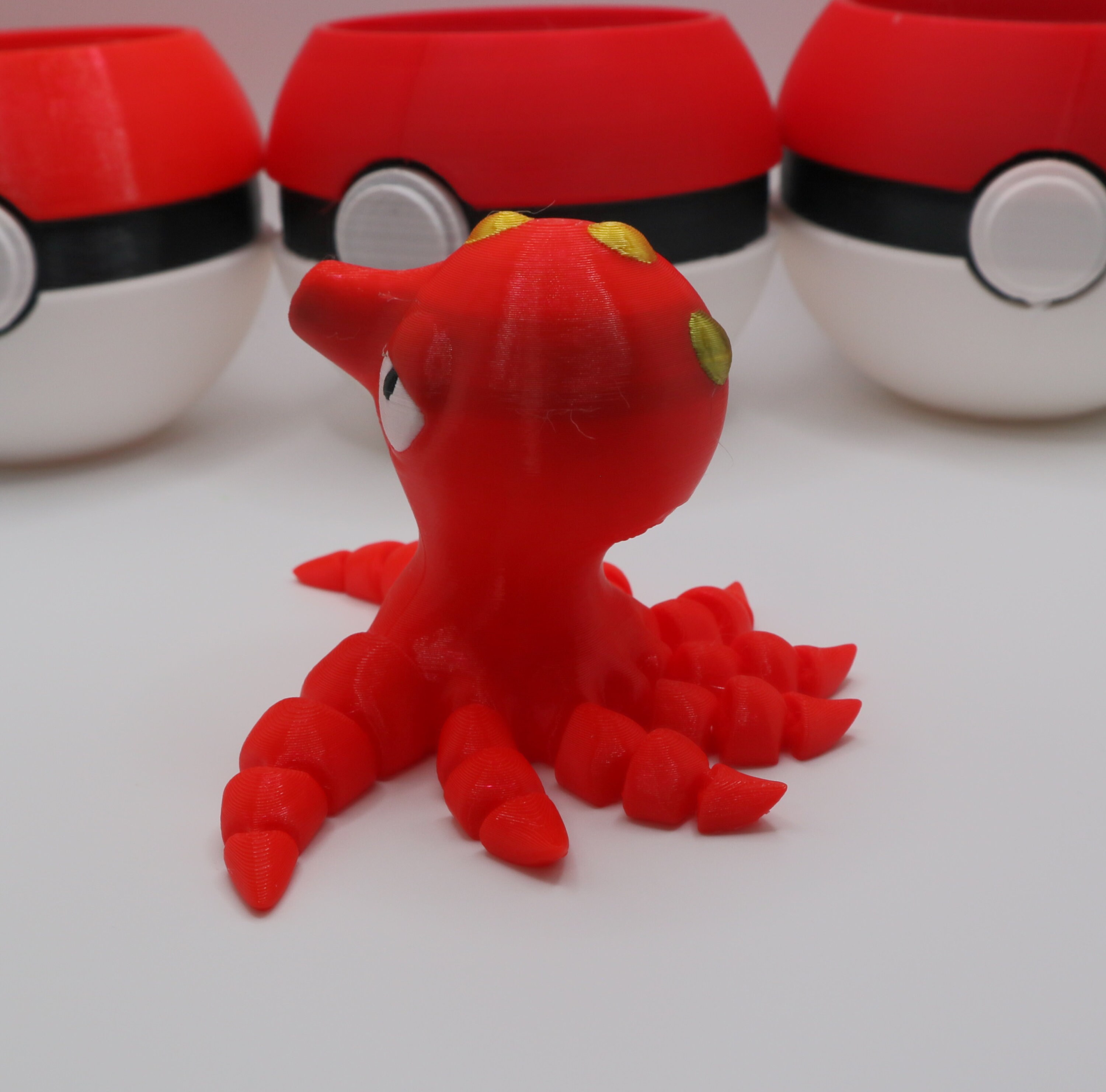 Articulated Octillery 2.5 Tall 3d Printed in Full Color - Etsy