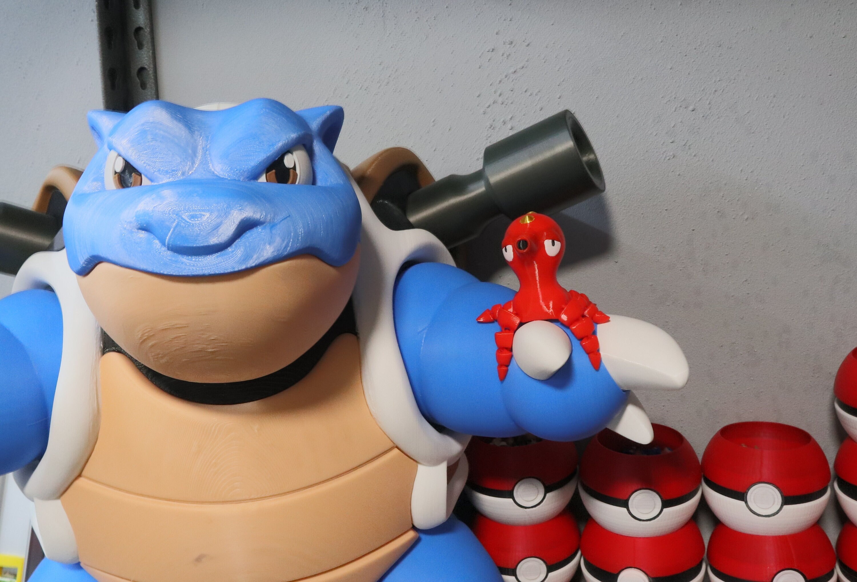 Articulated Octillery 2.5 Tall 3d Printed in Full Color - Etsy