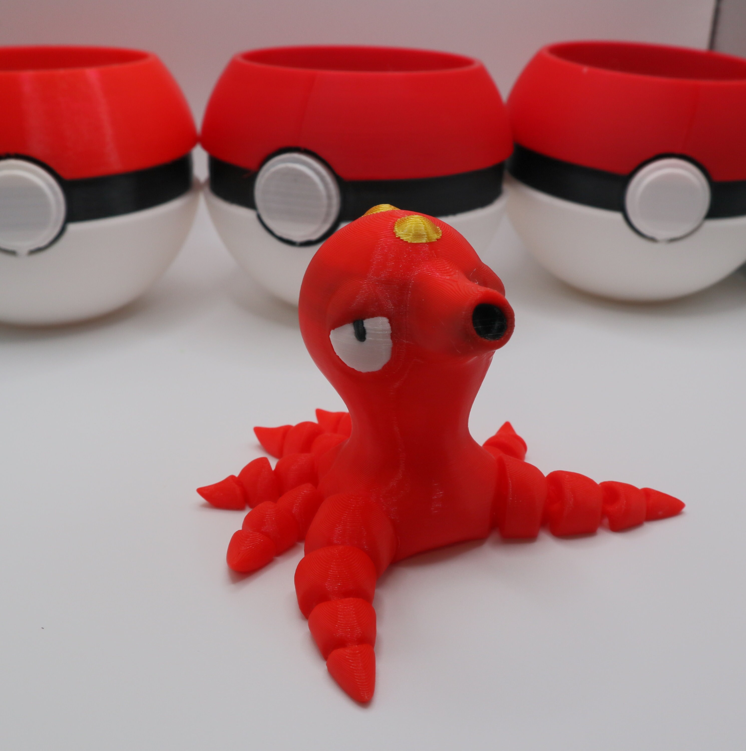 Articulated Octillery 2.5 Tall 3d Printed in Full Color - Etsy