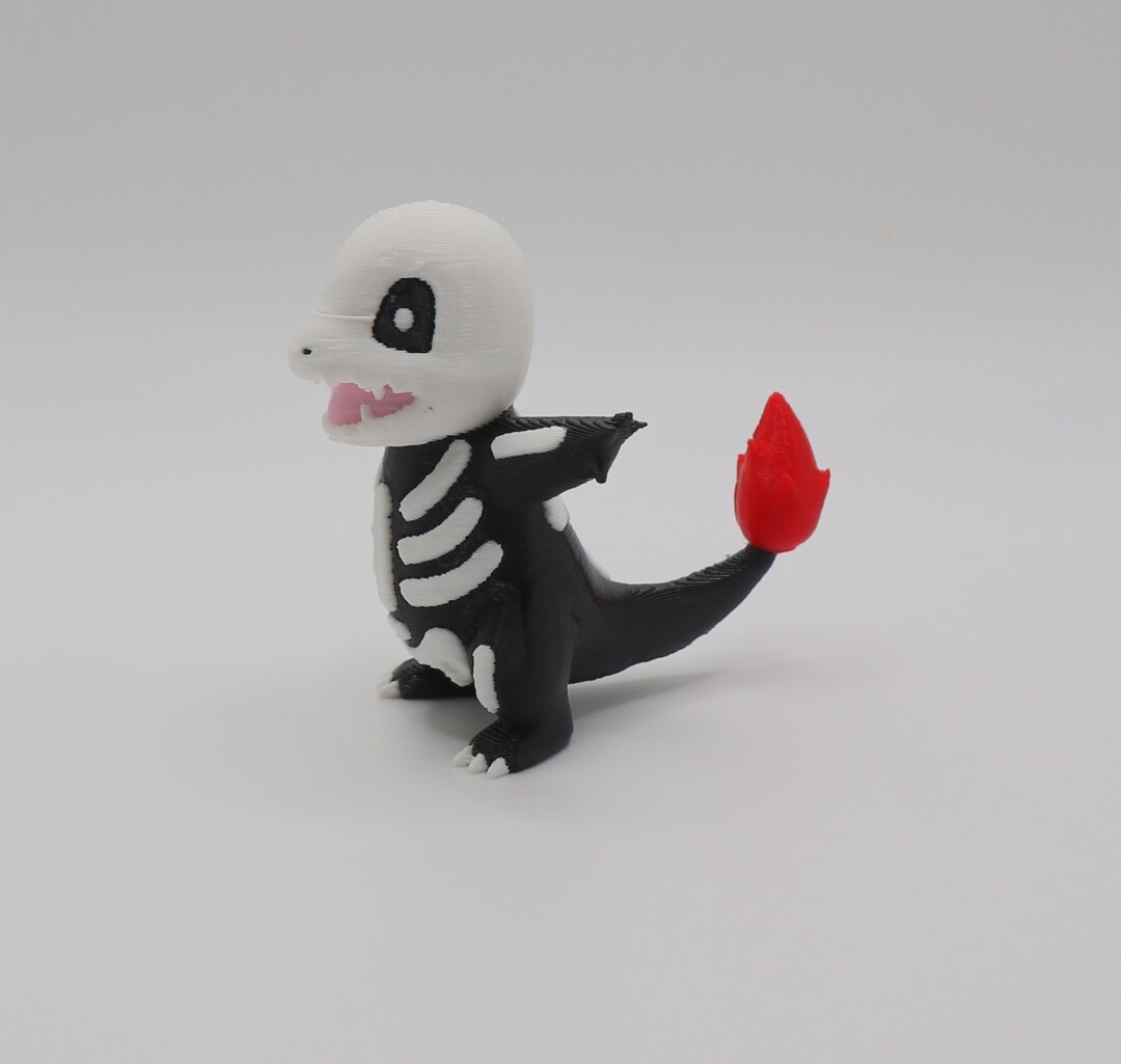 Spooky Charmander 2 Tall 3d Printed in Full Color - Etsy