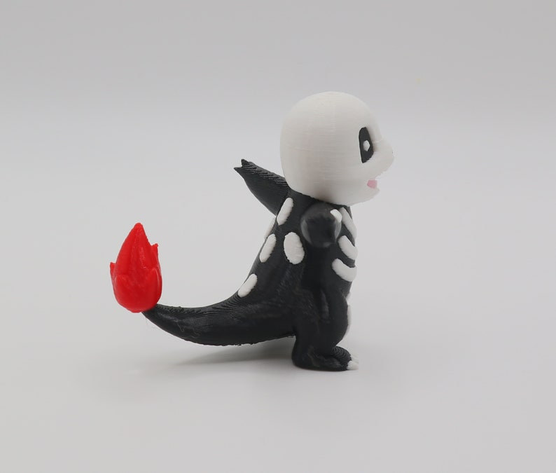 Spooky Charmander 2 Tall 3d Printed in Full Color - Etsy