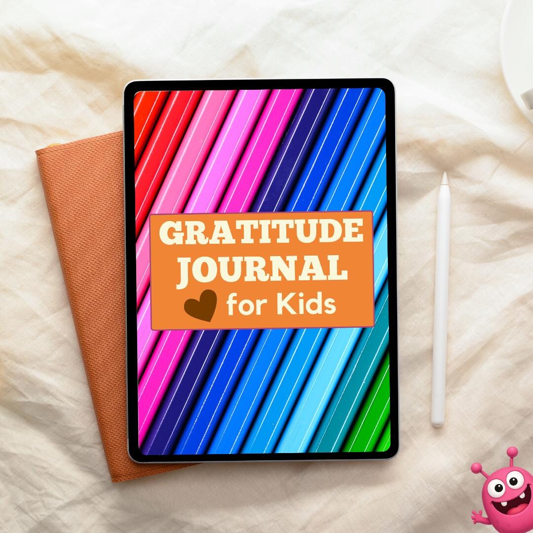 Kids Gratitude Journal Printable | Editable Canva Template (PDF) - Etsy