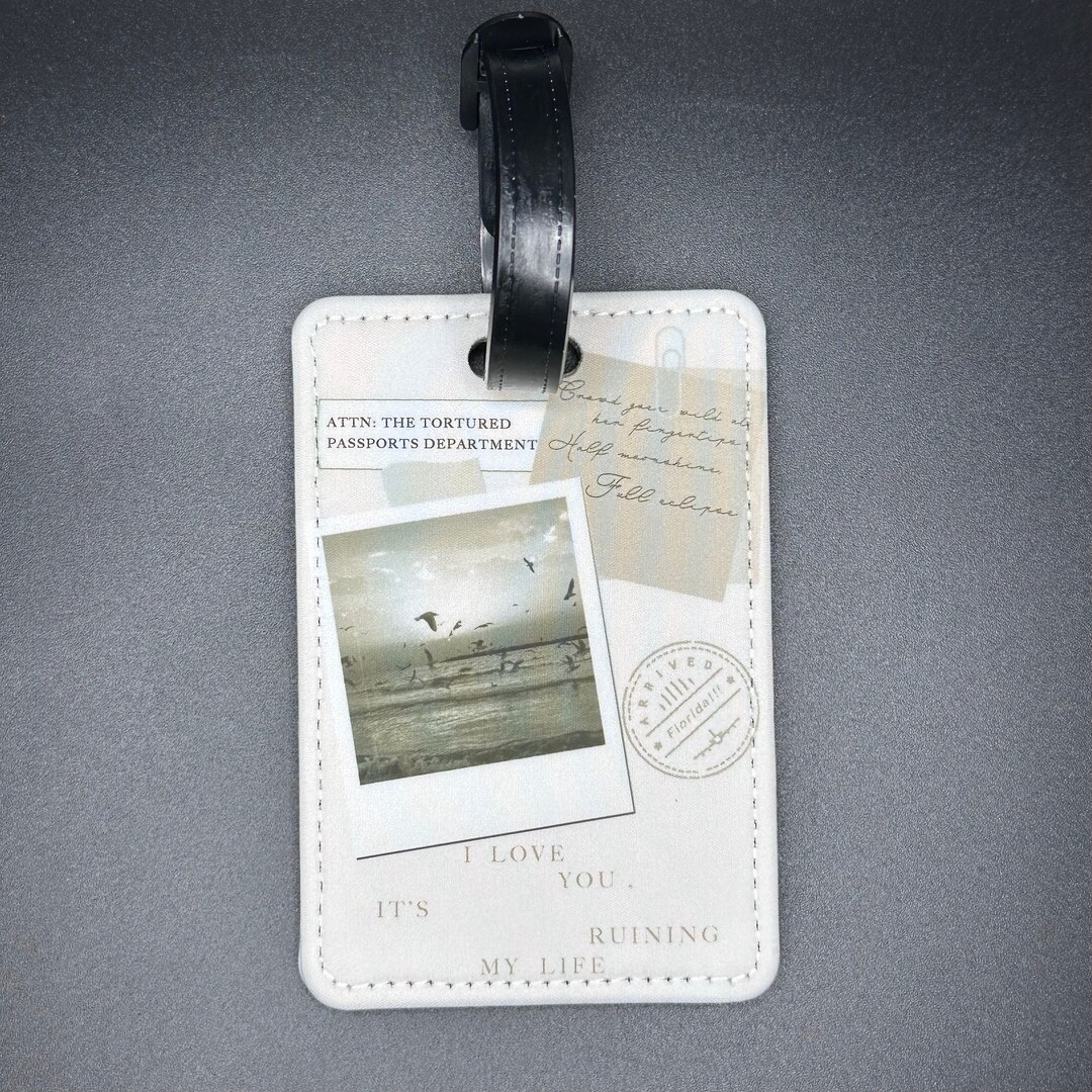 Swifty Tortured Passports Department Luggage Tag - Etsy