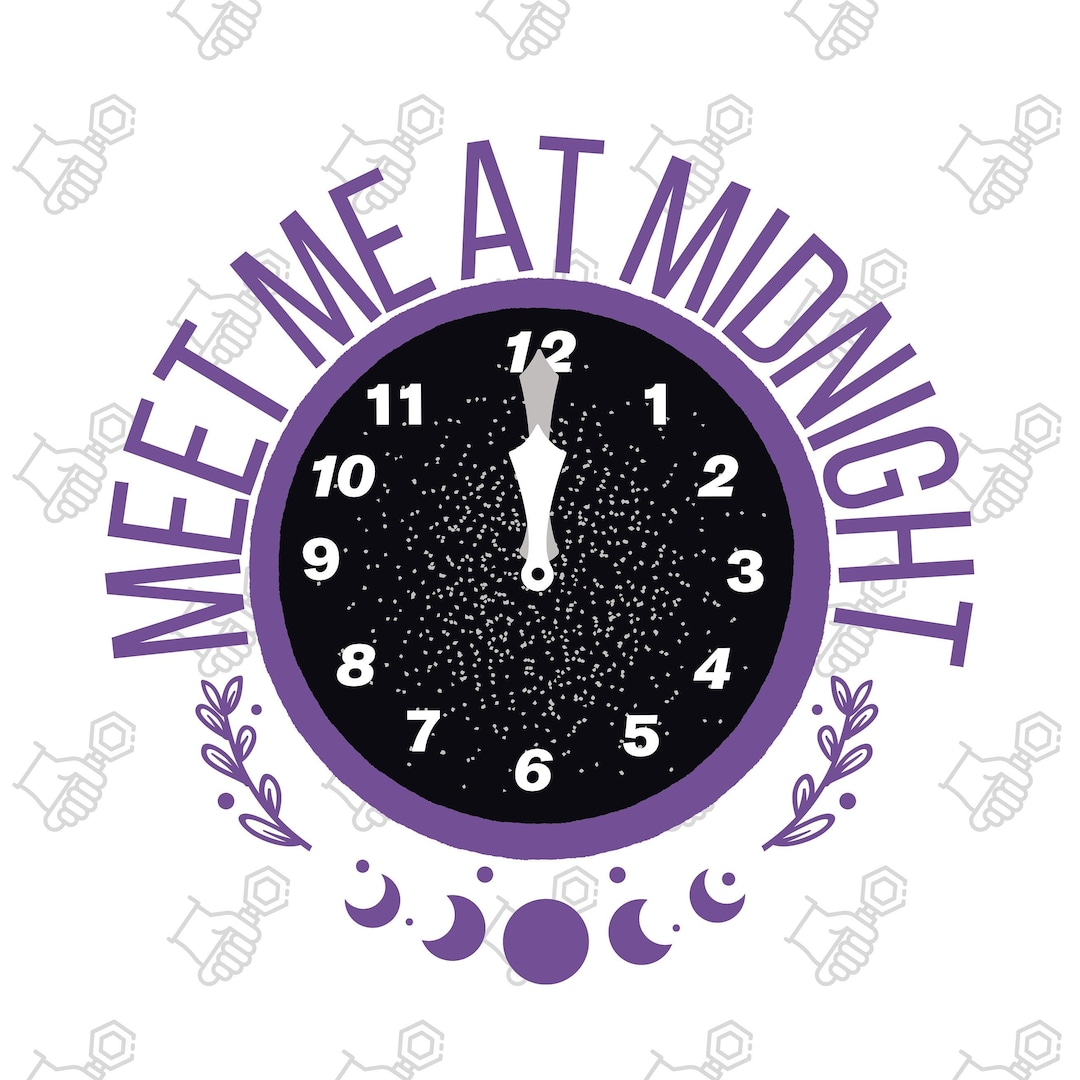 Swifty Meet Me at Midnight SVG & PNG Files - Etsy