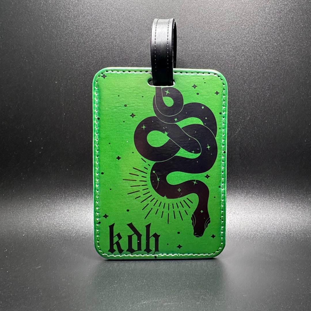 Swifty Reputation-ready Snakes Custom Monogram Luggage Tag - Etsy