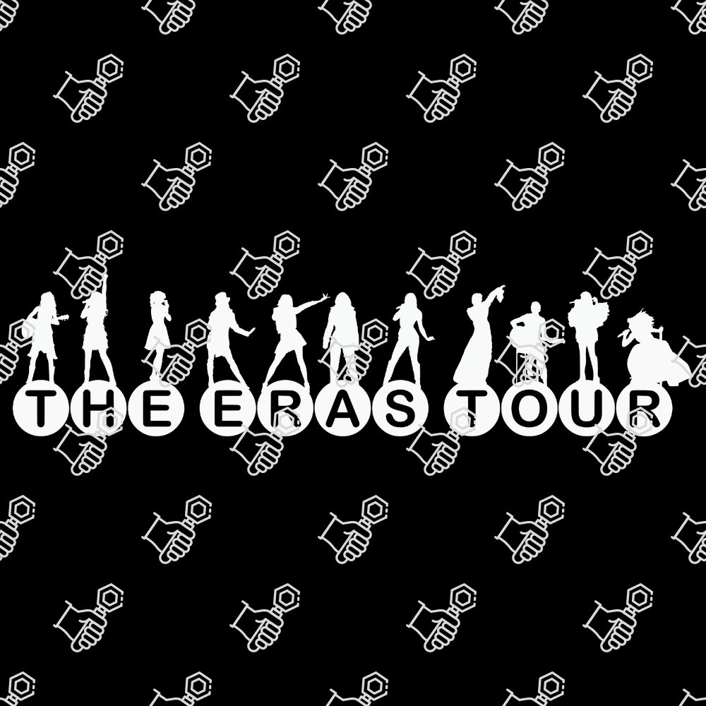 Swifty the Eras Tour Silhouettes SVG & PNG Files - Etsy