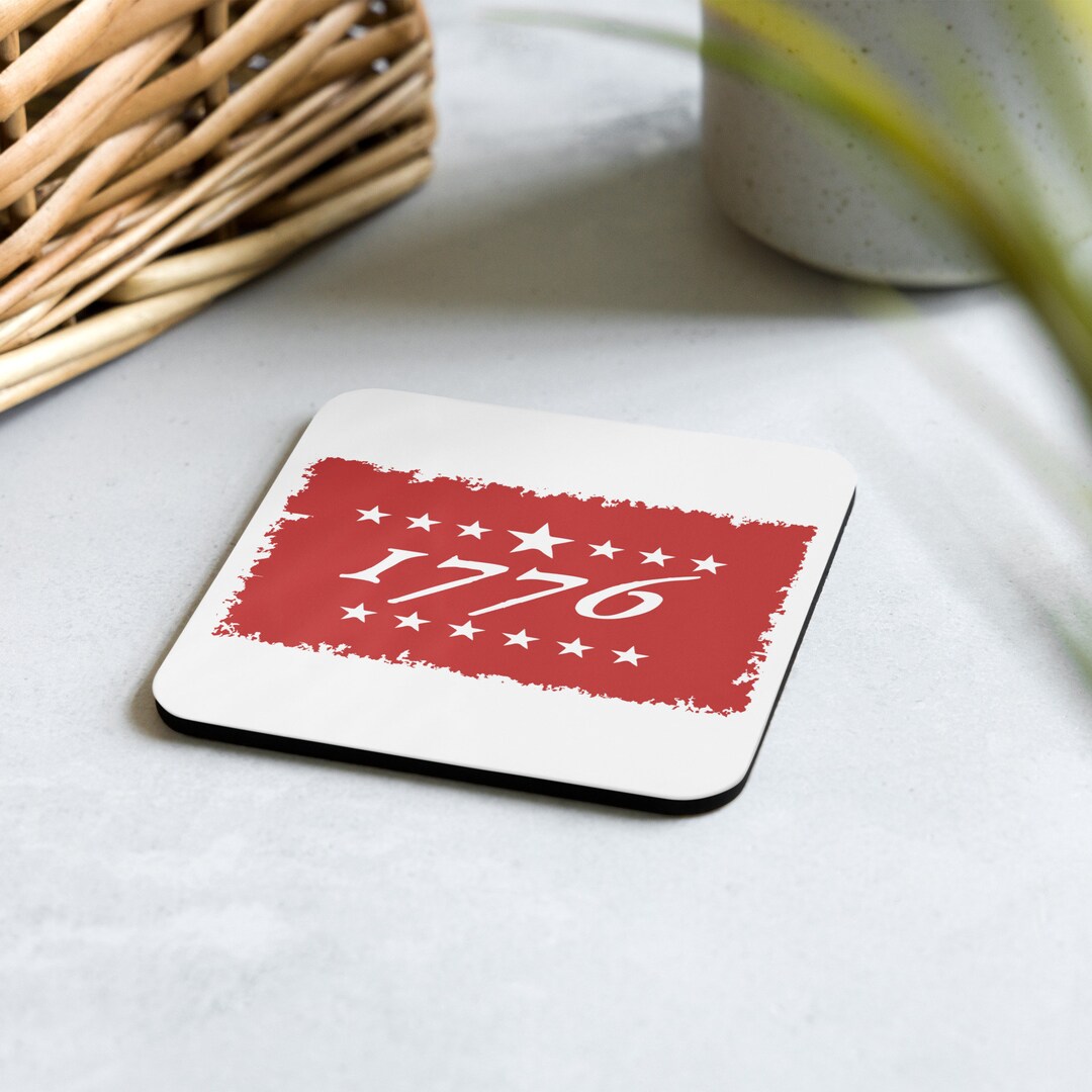 1776 American Coasters, American Stars Coaster, Cool Patriotic Black ...