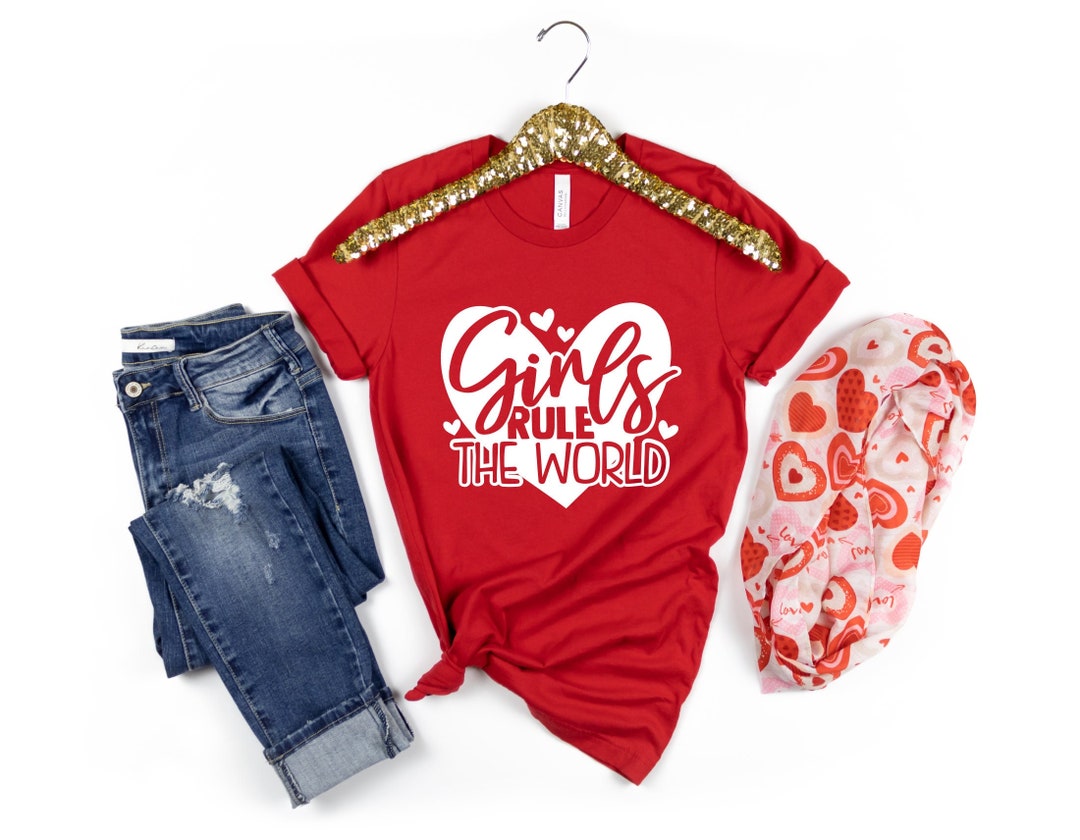 Girls Rule the World, Retro Women Empowerment T, Feminist Tee, Women ...