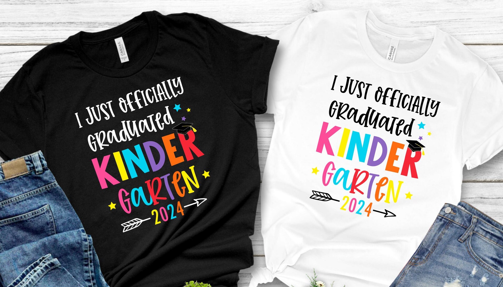 I Just Officially Graduated Kinder Garten Shirts, Custom 2024 ...