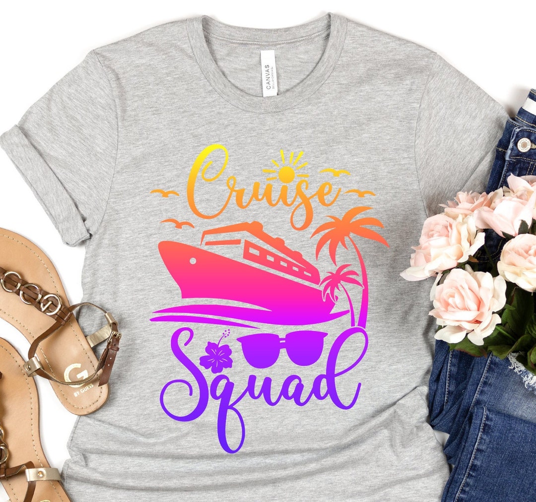 2024 Cruise Squad T-shirt,family Cruise Tee, Family Vacation ...