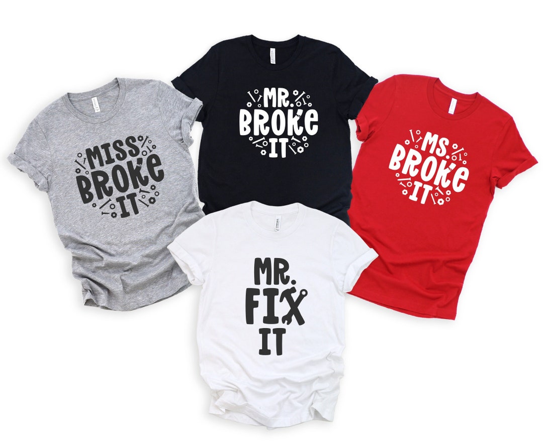 Matching Broke It Fixed It Shirts,daddy and Me, Great for Father's Day ...